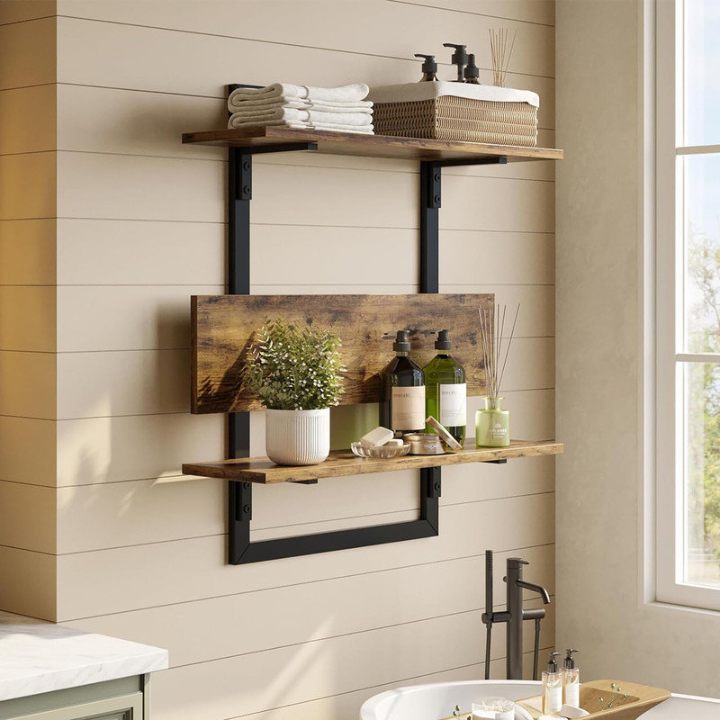 Hokku Designs Melicent 2 Piece Metal Tiered Shelf - Wayfair Canada