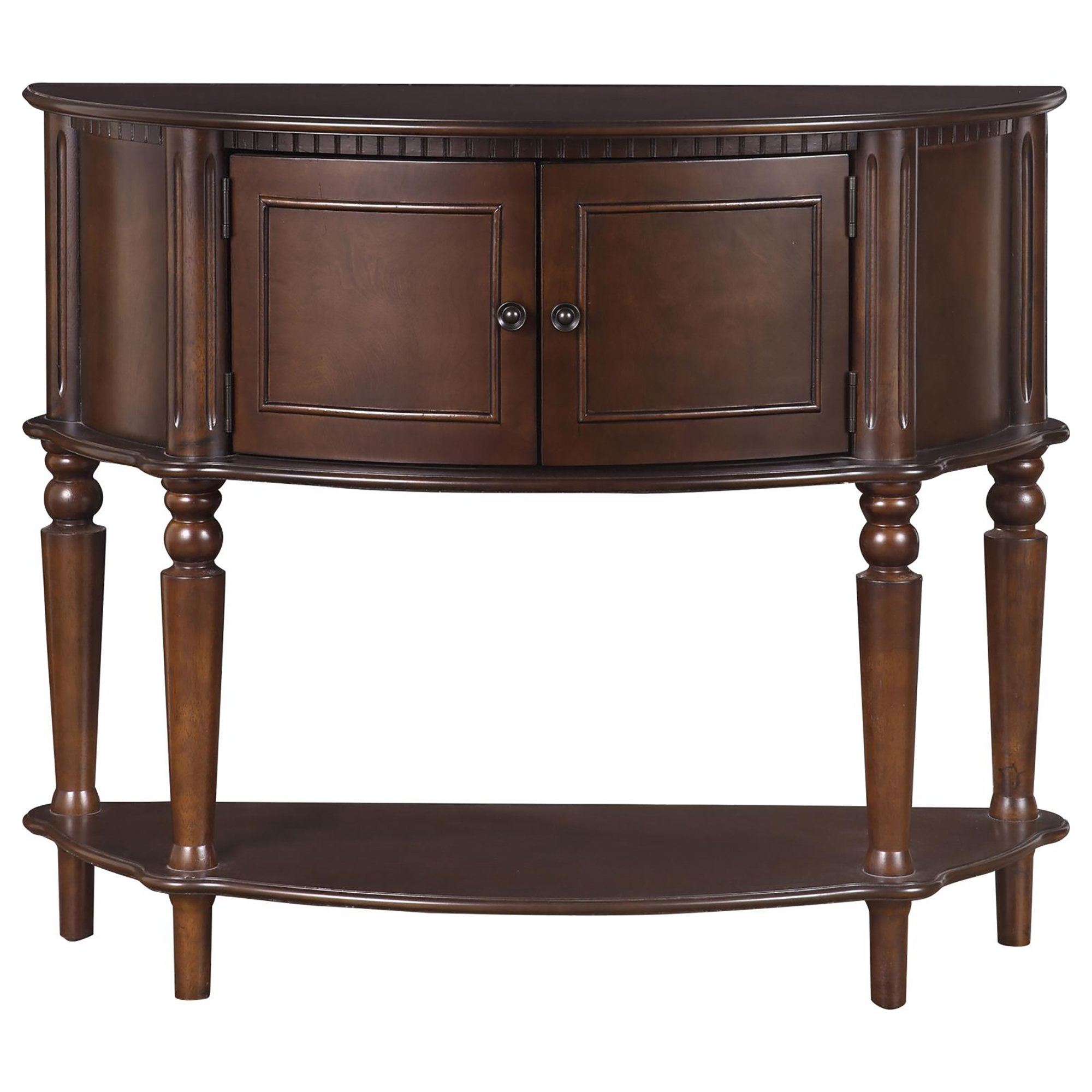 Darby Home Co Brown Half Moon Console Table | Wayfair