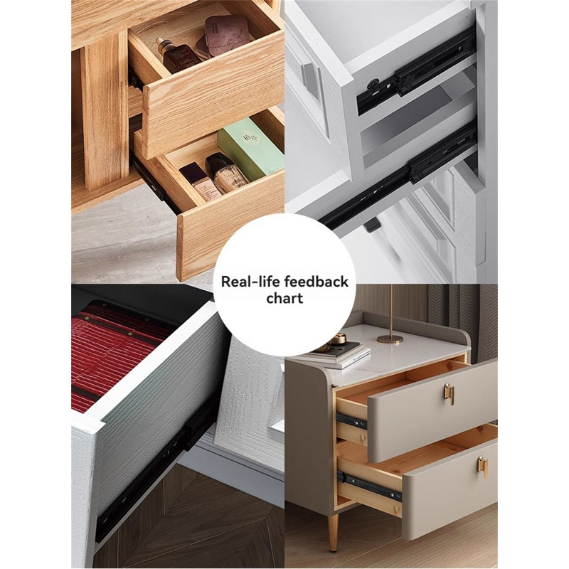 LIYONG 1.77'' Stainless Steel Drawer Slide | Wayfair