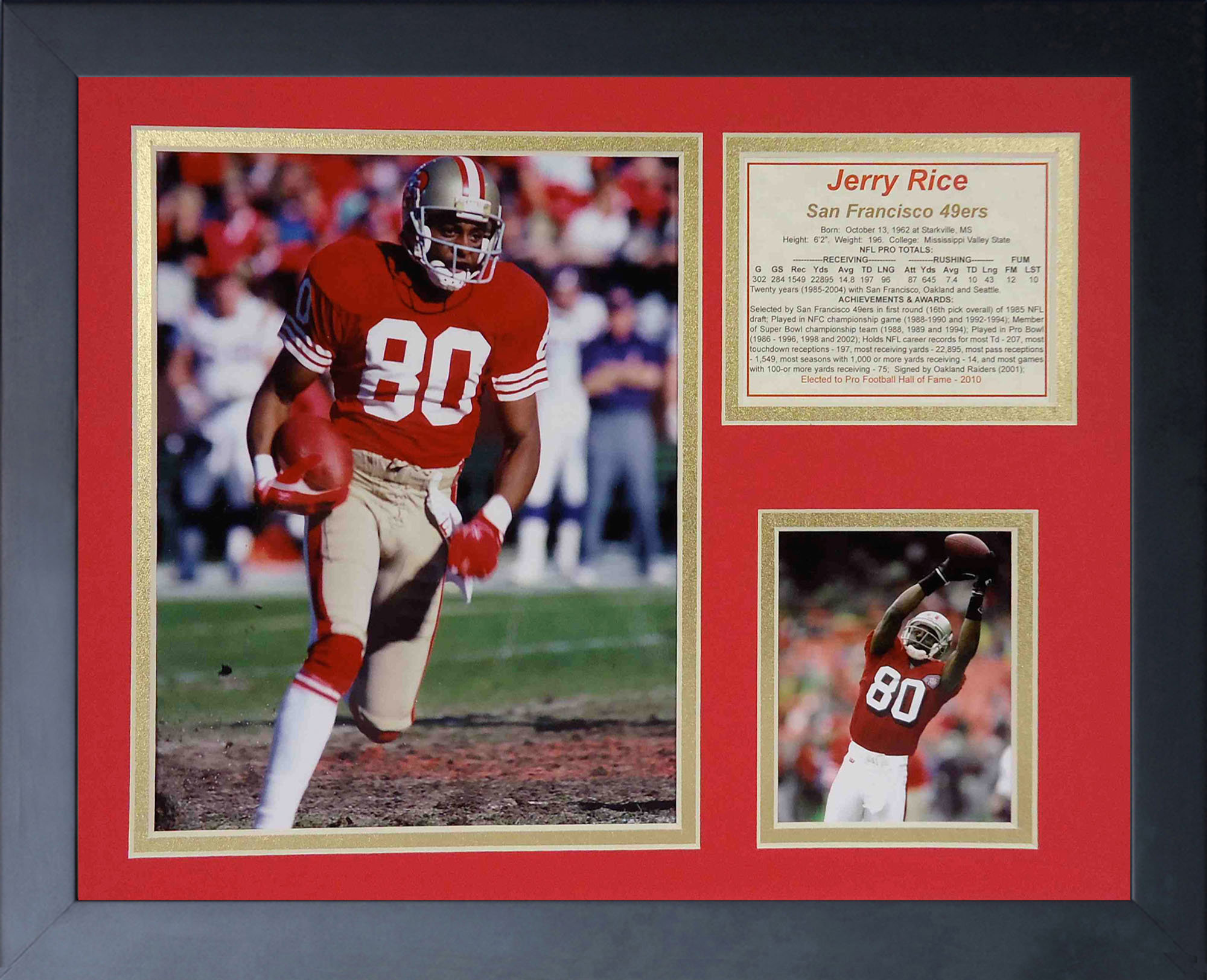 Legends Never Die Jerry Rice Framed Memorabilia - Wayfair Canada