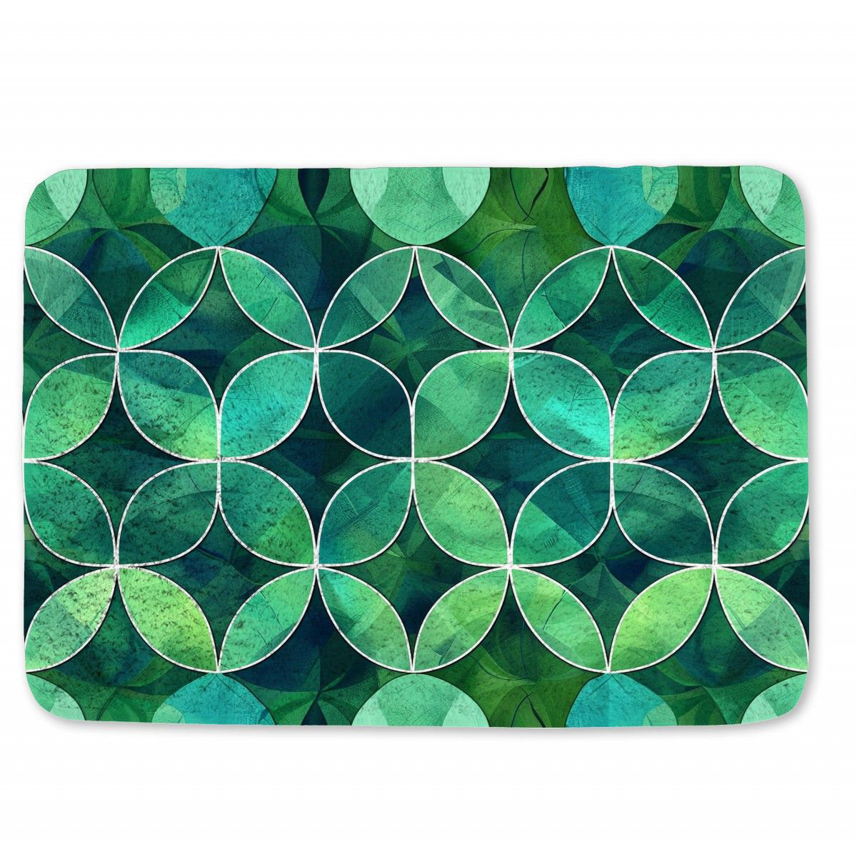 East Urban Home Clevia Geometric Bath Mat | Wayfair