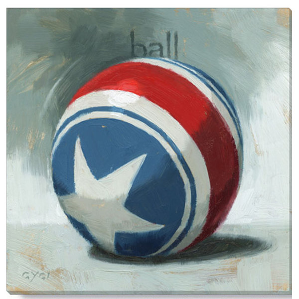 Darren Gygi Home Collection Ball On Canvas by Darren Gygi Painting ...