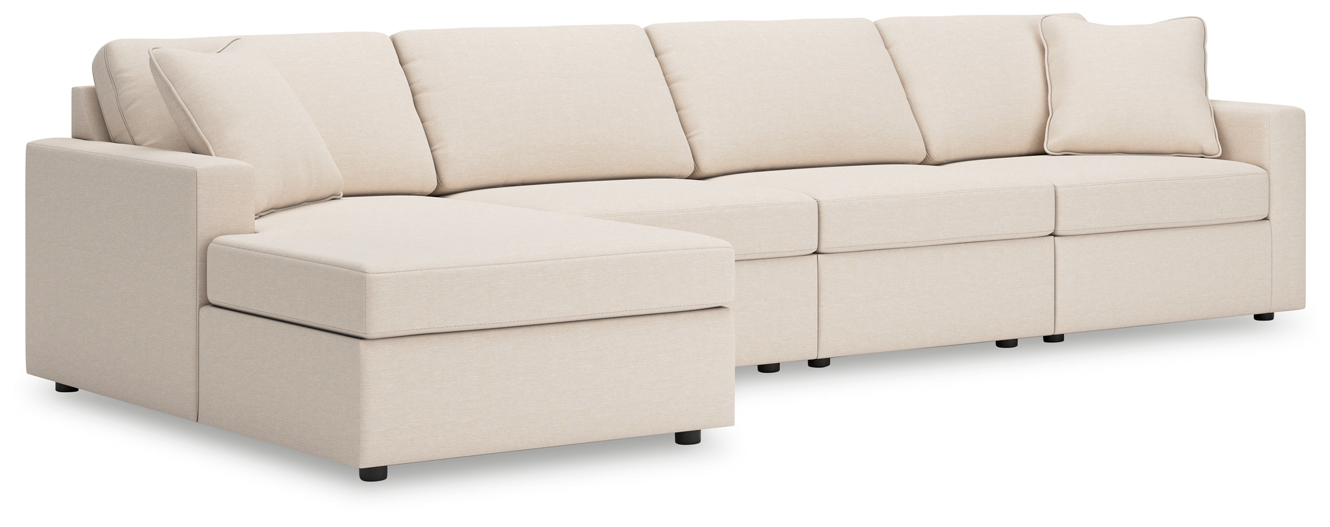 Orren Ellis Modmax 4-Piece Sectional with Chaise | Wayfair