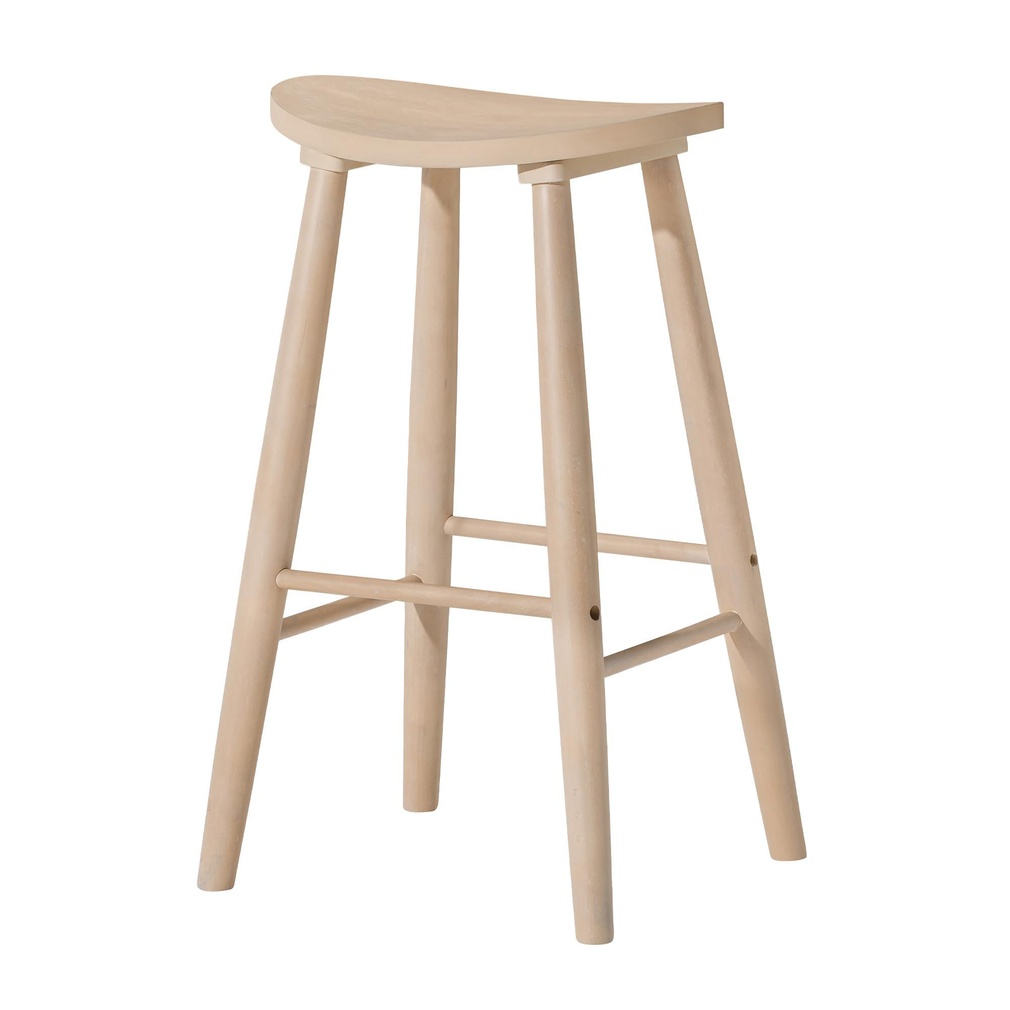 Winston Porter 31 Inch Tall Bar Height Backless Modern Dining Barstool ...