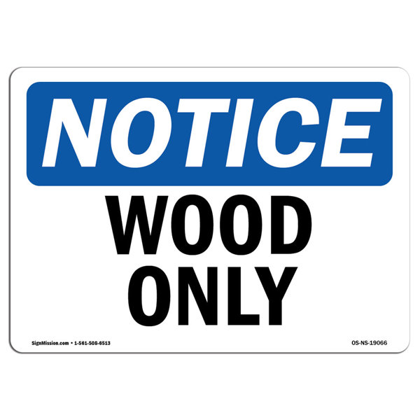 SignMission Wood Only Sign | Wayfair