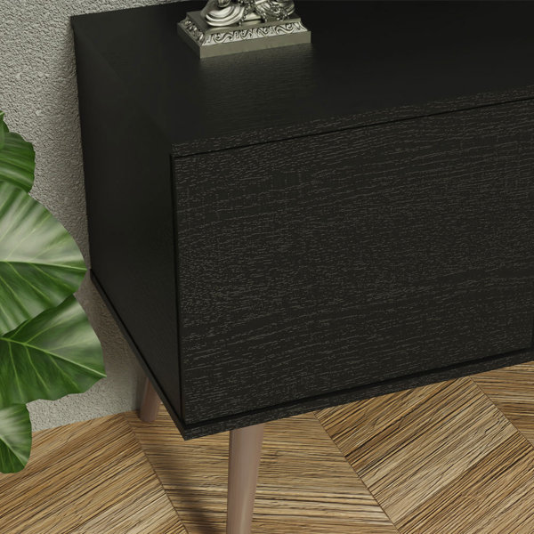 Corrigan Studio® Konyn TV Stand Console with 2 Doors and 2 Shelves with ...