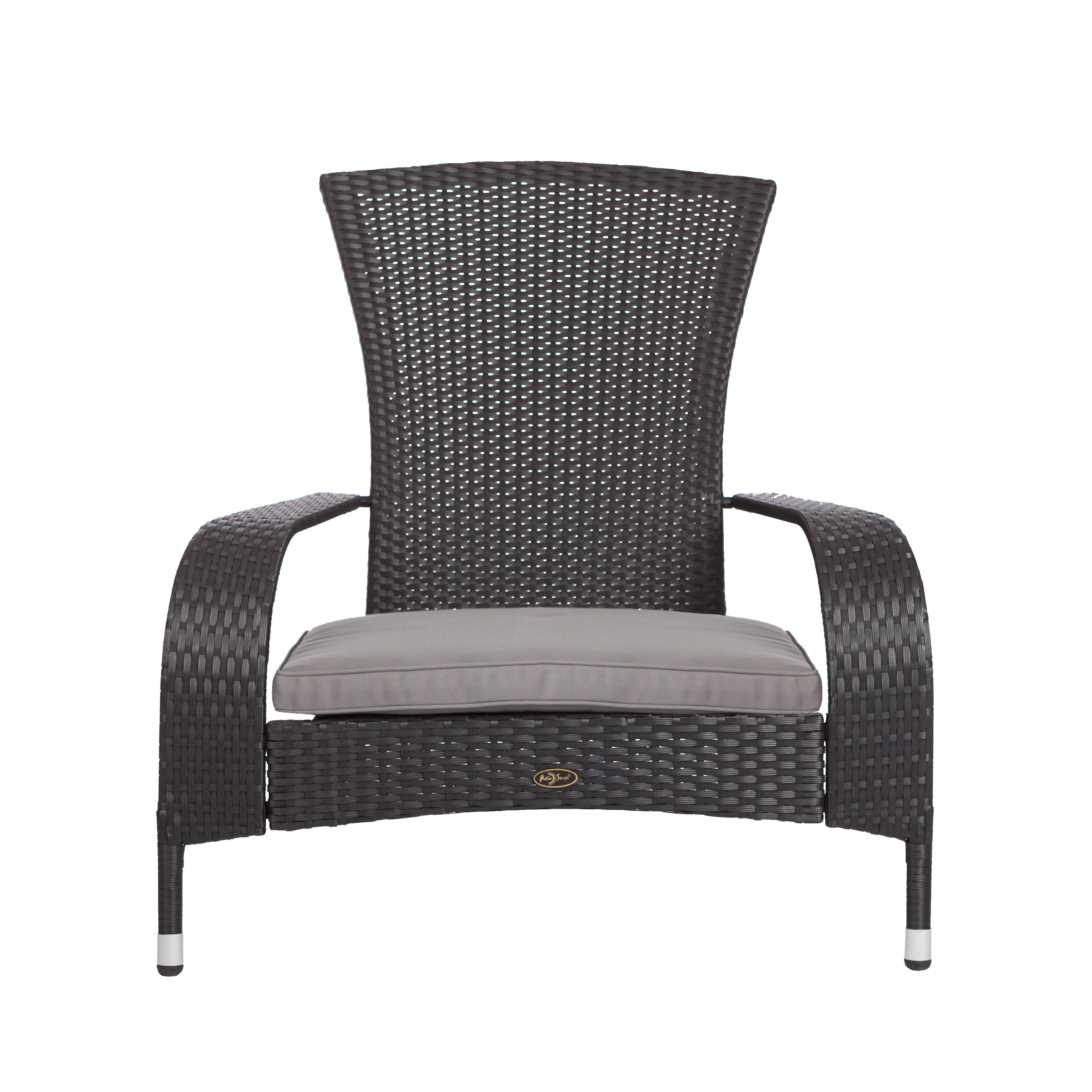 PatioSense Patio Sense Coconino Wicker Chair All Weather Adirondack ...