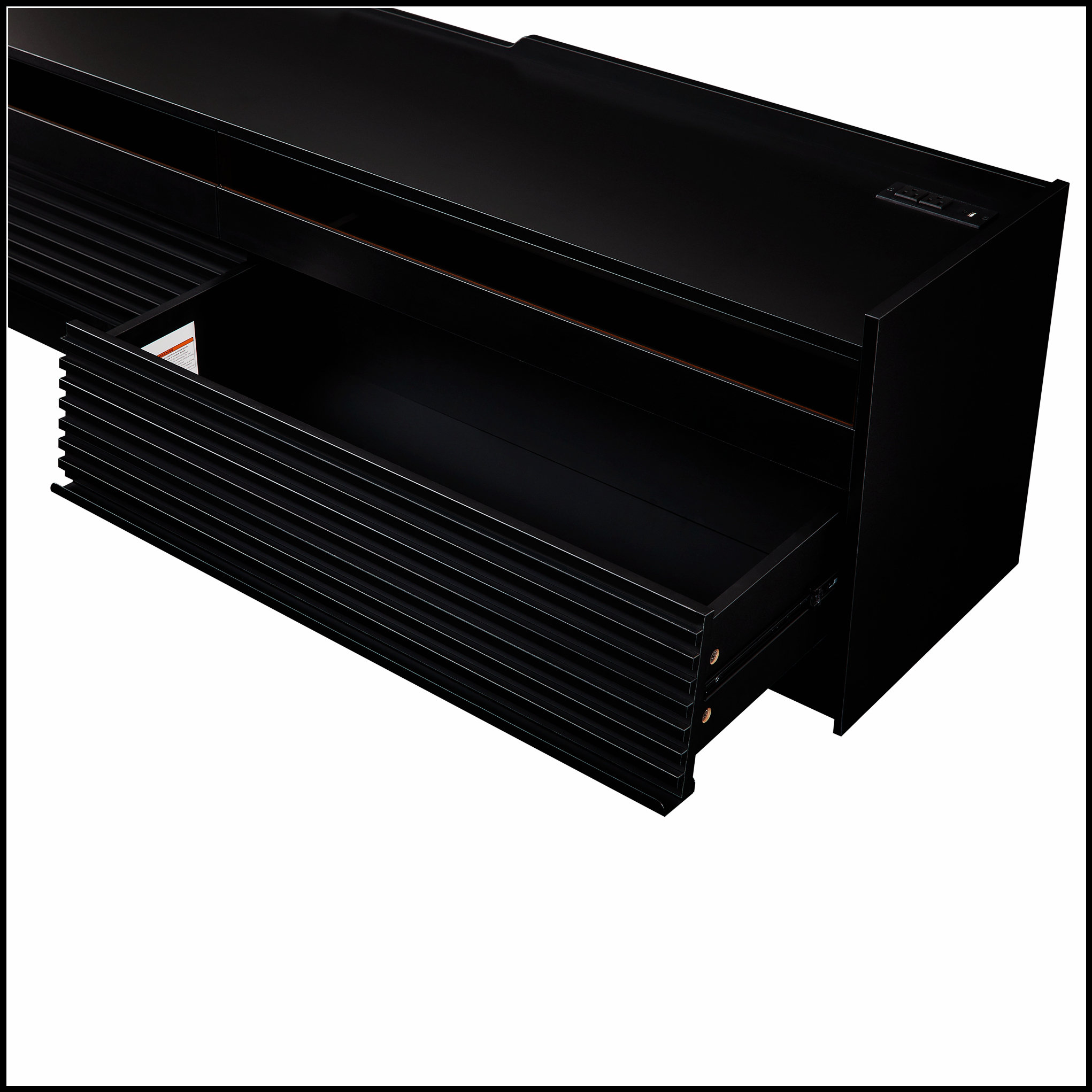 Ivy Bronx Mirod Modern TV Stand with Ample Storage, 4 Drawer Design ...