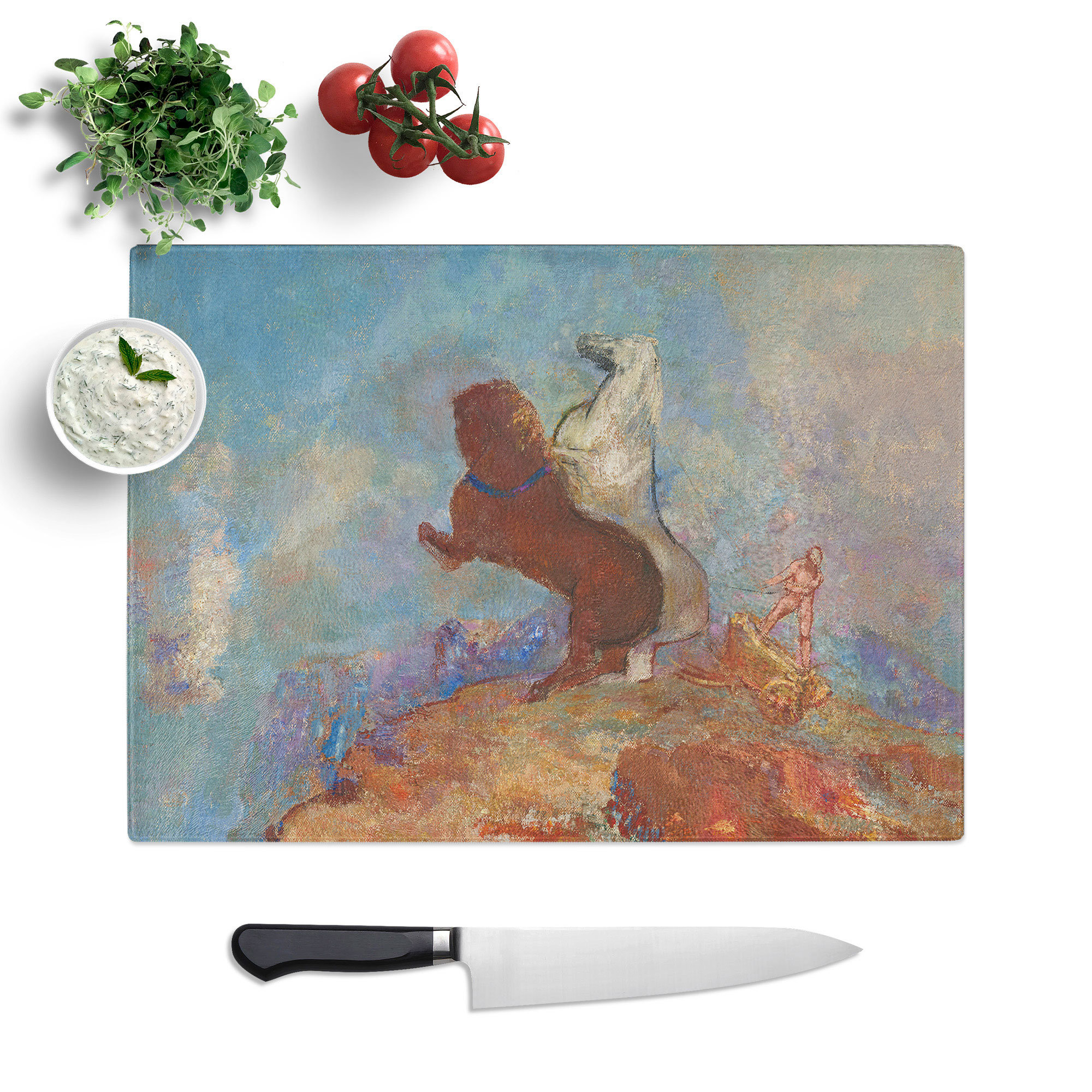East Urban Home Apollo by Odilon Redon Chopping Board | Wayfair.co.uk
