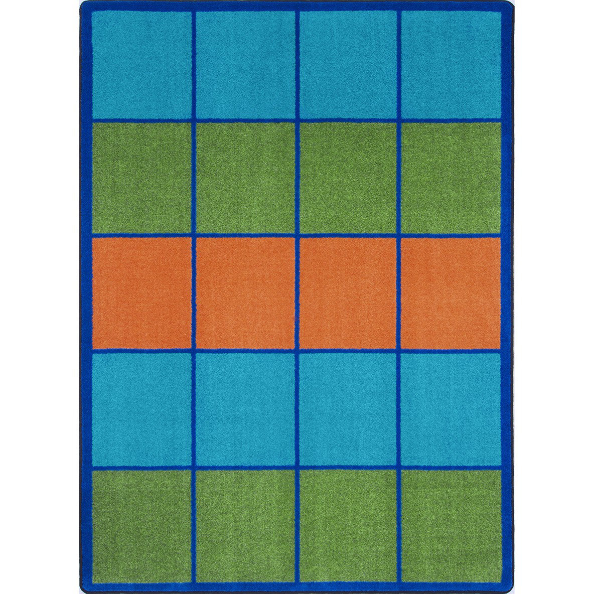 Joy Carpets Kid Essentials Squares to Spare Area Rug | Wayfair