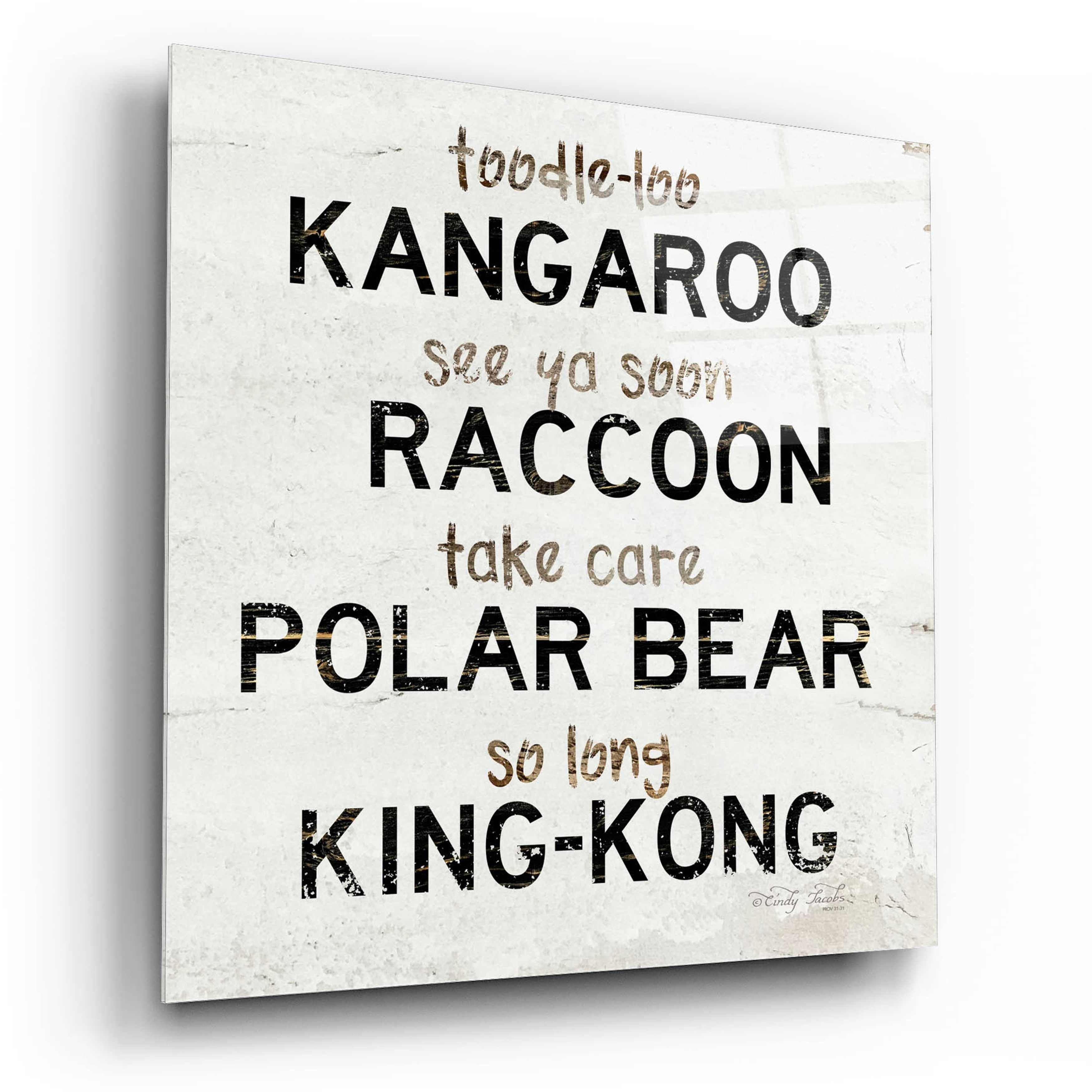 Trinx ''See Ya Soon'' By Cindy Jacobs, Acrylic Glass Wall Art - Wayfair ...