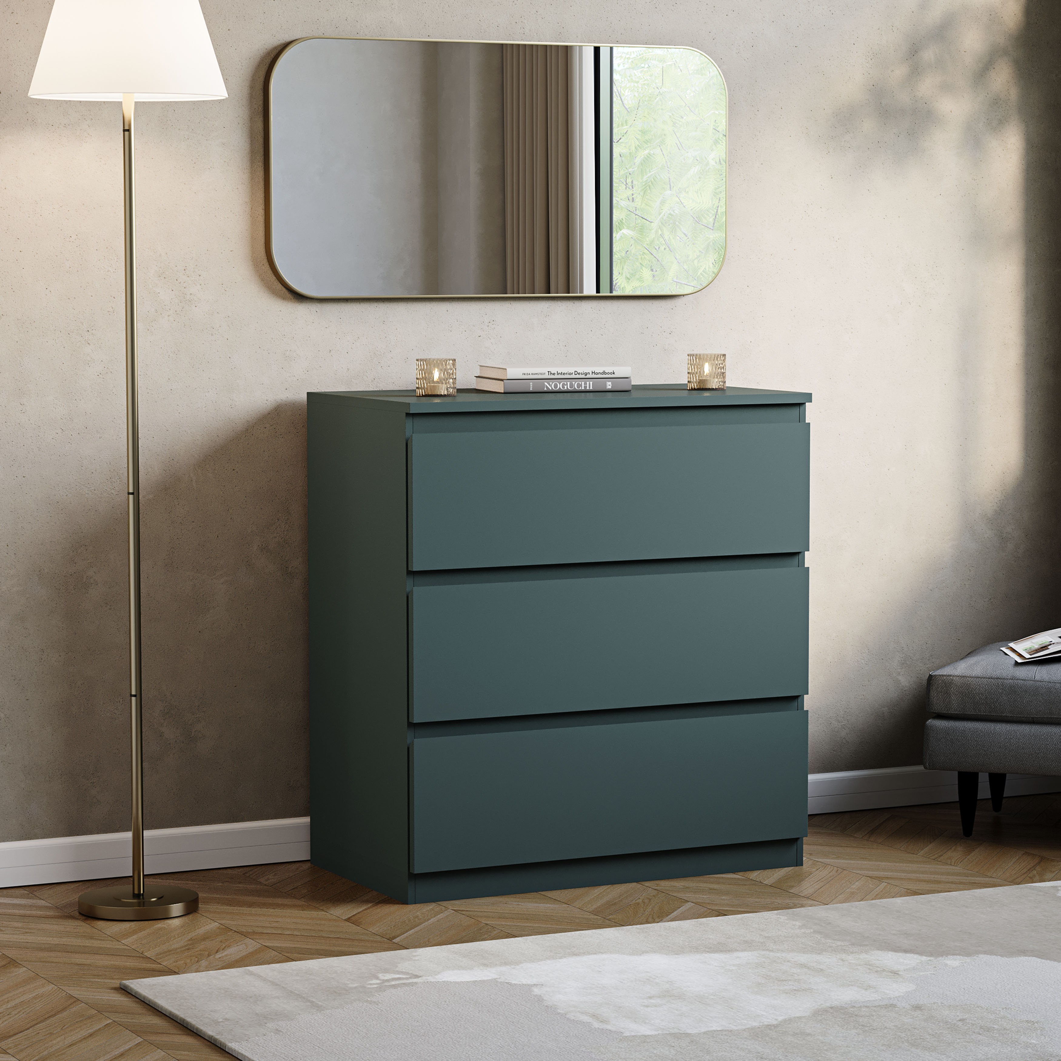 17 Stories Cunha 3 Drawer 70cm W Chest Of Drawers & Reviews | Wayfair.co.uk