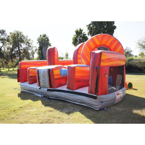 JumpOrange Shadow Obstacle Course Bounce House for Kids and Adults ...