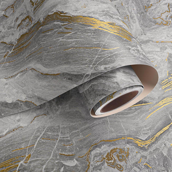 Mercer41 Matte Marble Contact Paper For Countertops - Waterproof Peel ...