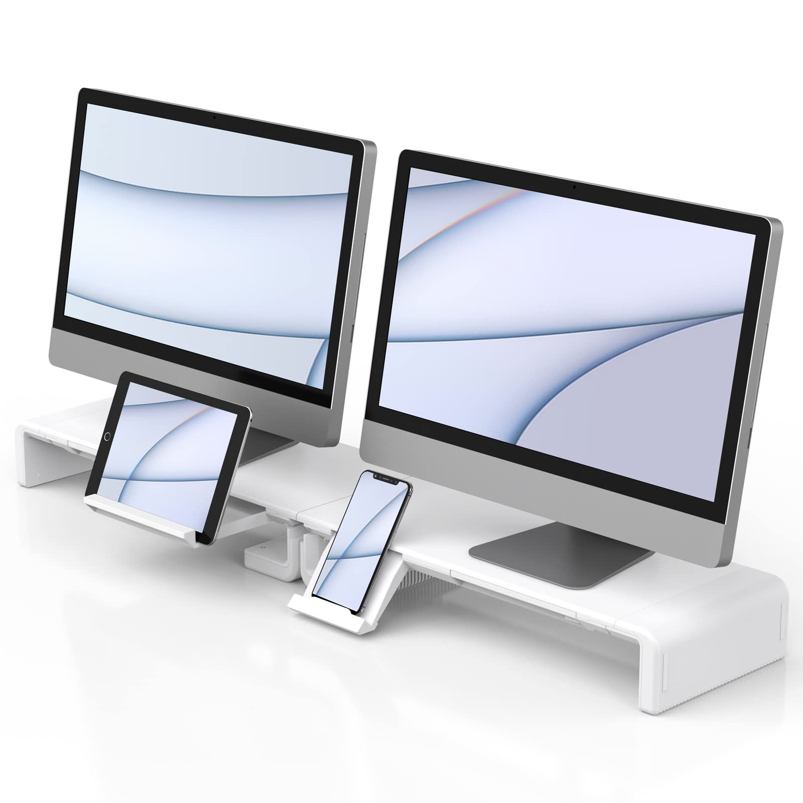 Inbox Zero 2 Pack Monitor Stand Riser - Wayfair Canada