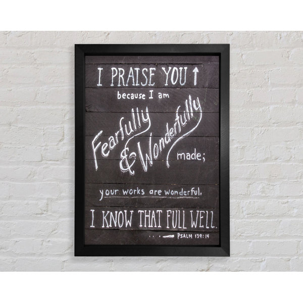 Bright Star I Praise You - Single Picture Frame Print | Wayfair.co.uk