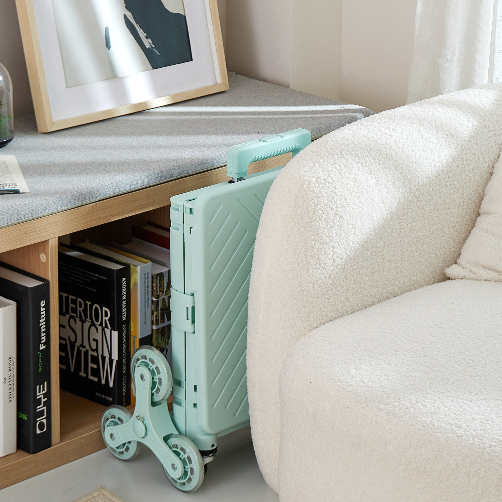 MASMIO Foldable Utility Cart with Stair Climbing Wheels | Wayfair