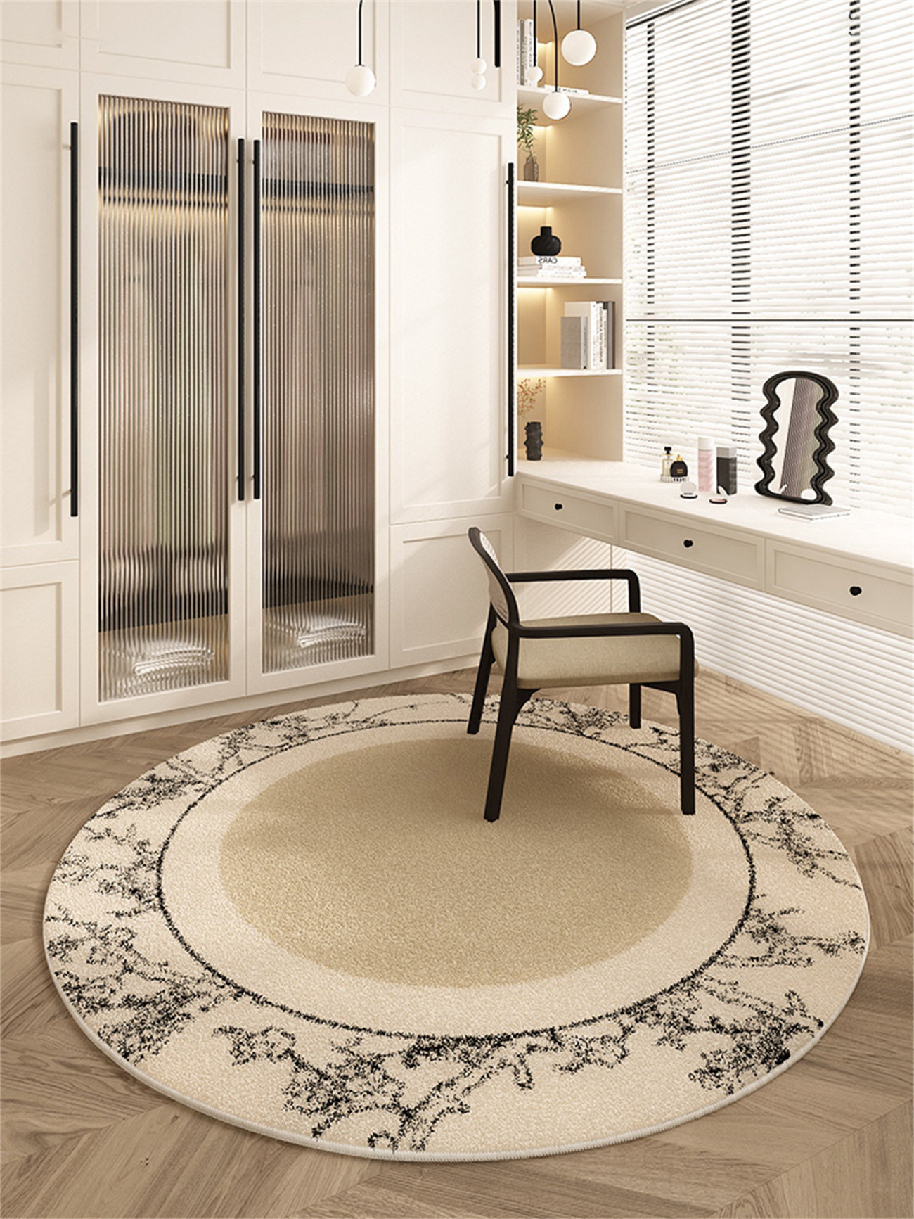 Lark Manor™ Luxury Round Plush Carpet – Premium Fluffy Area Rug For ...