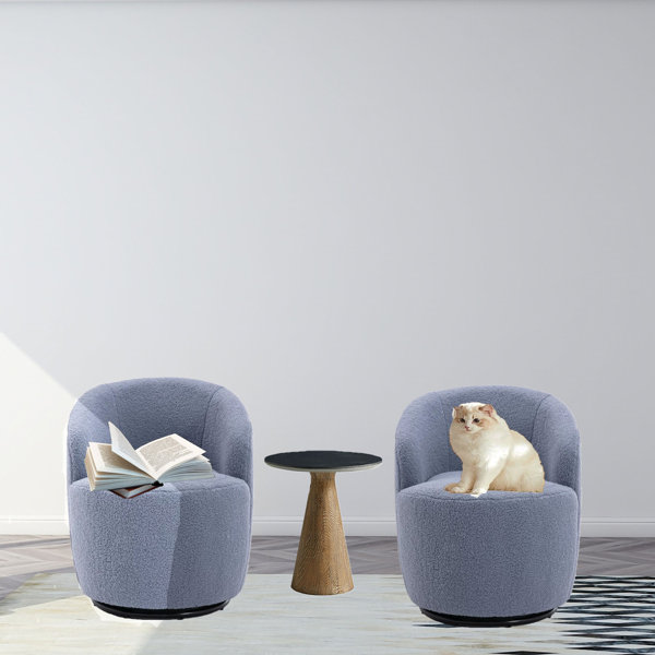 Orren Ellis Davidge Upholstered Barrel Chair | Wayfair