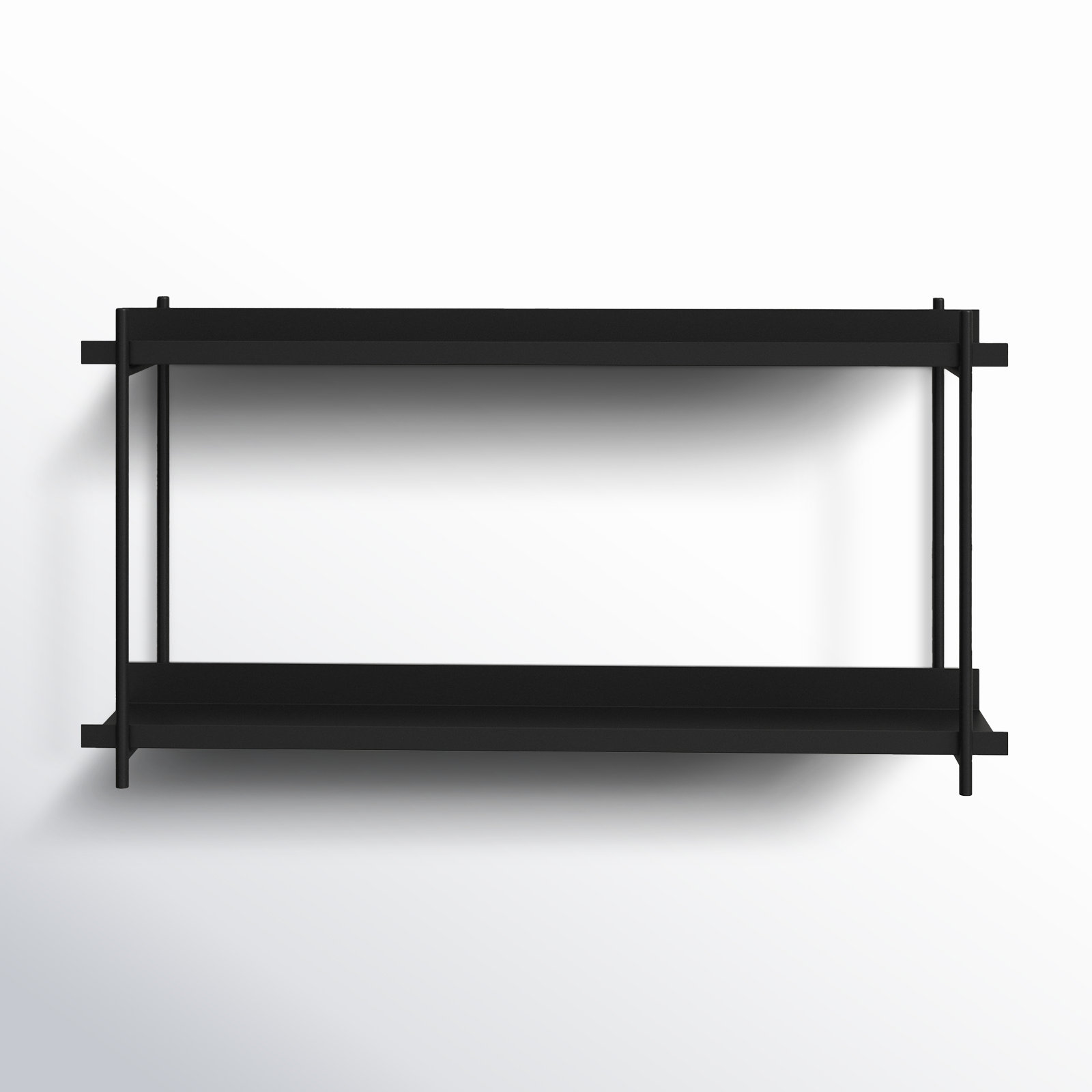 AllModern Tara Metal 2 Tiered Shelf & Reviews | Wayfair
