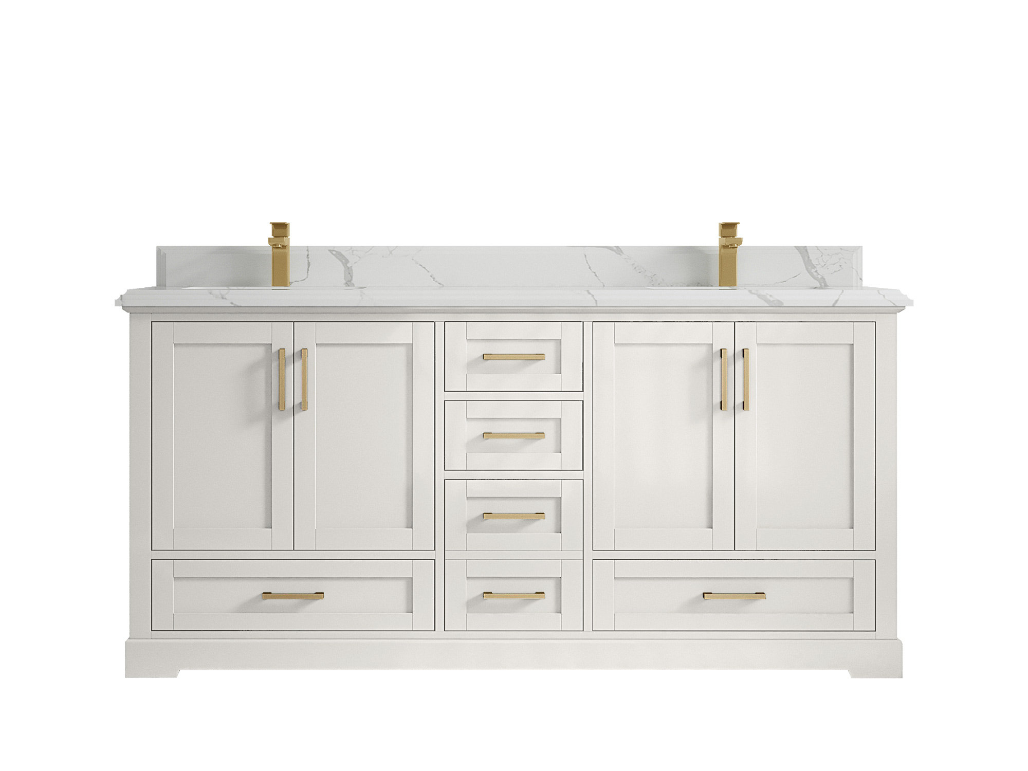Willow Collections Boston 72 In. W X 22 In. D Double Sink Bathroom ...