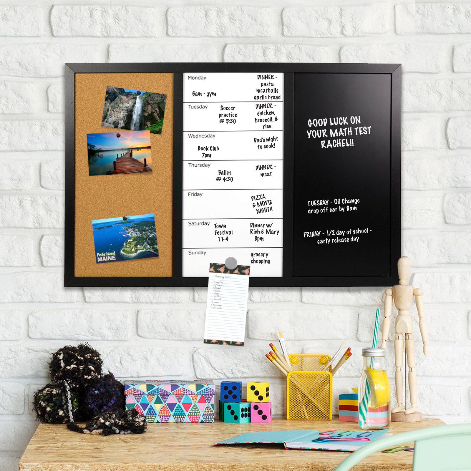 Latitude Run® Magnetic Wall Mounted Chalkboard | Wayfair