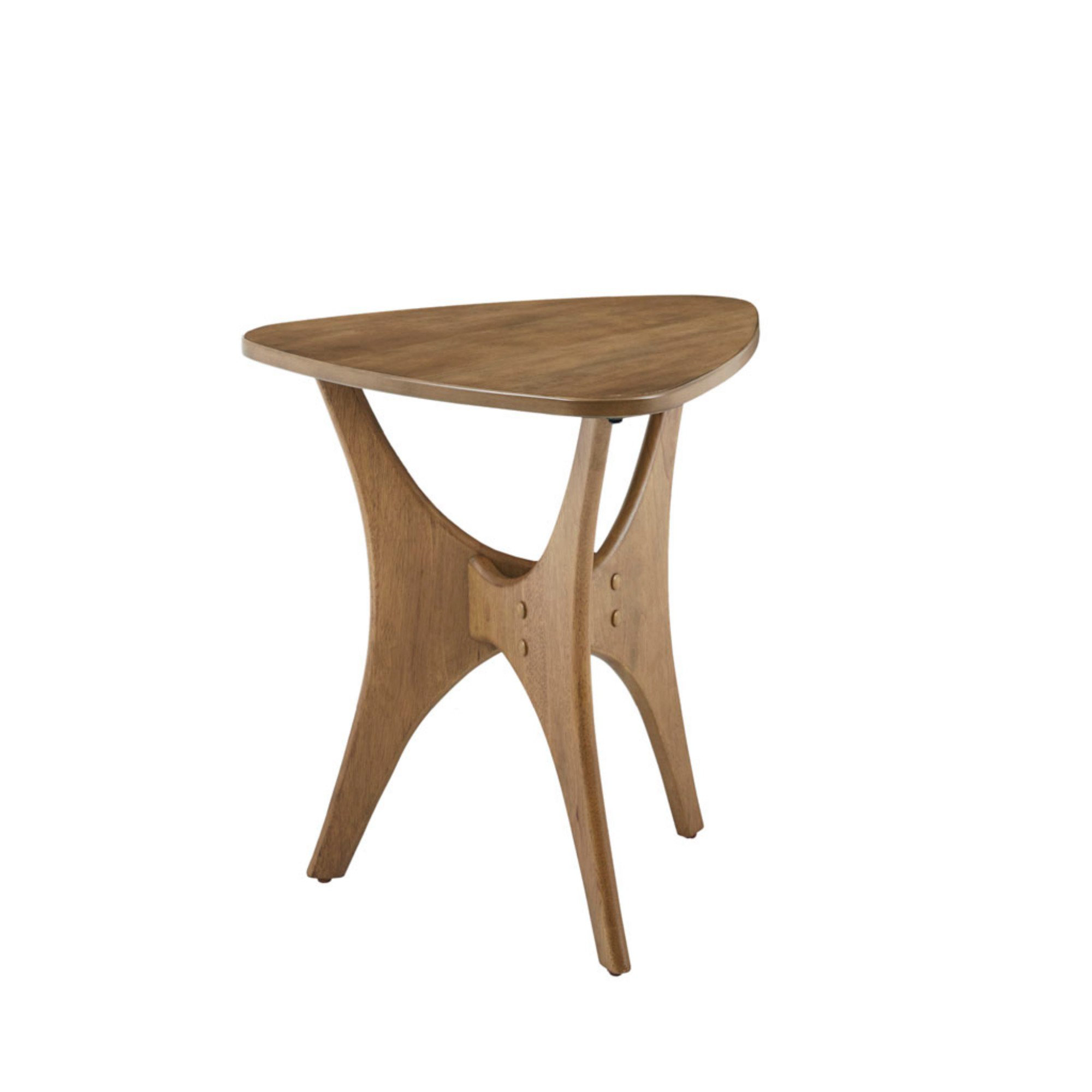 Corrigan Studio® Mid-century Triangle Wood Side Table | Wayfair