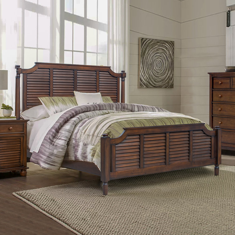Canora Grey Tyntesfield Solid Wood Panel Bed & Reviews | Wayfair