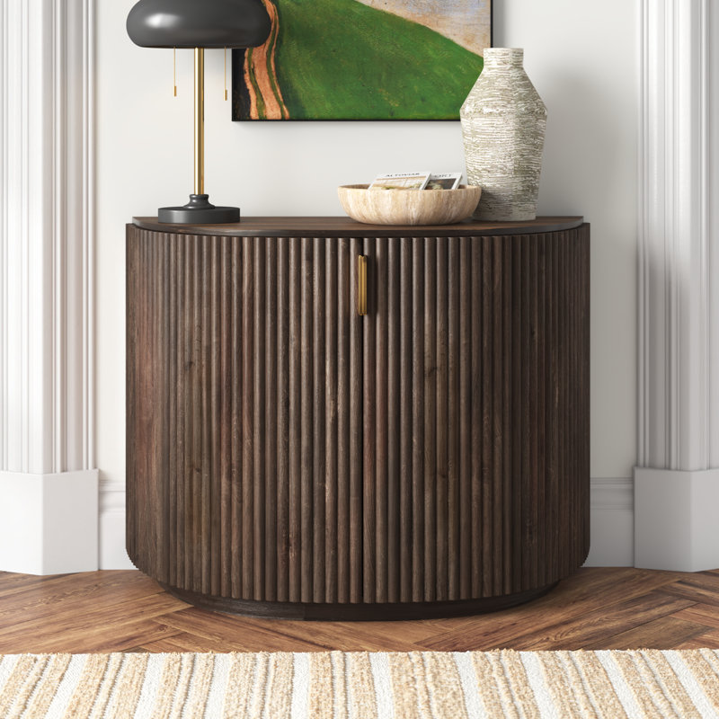 Joss & Main Chessa Solid Wood Accent Cabinet & Reviews | Wayfair