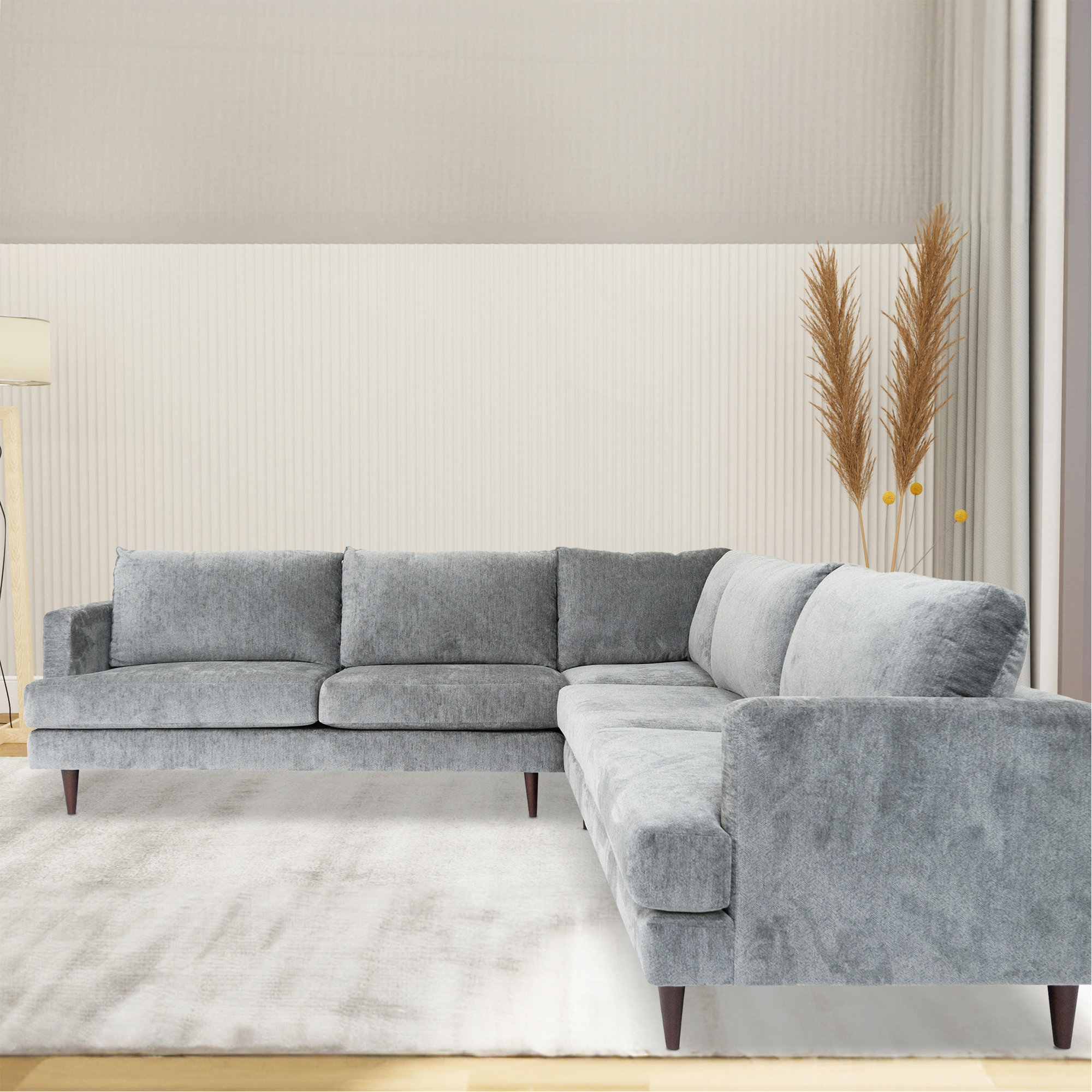 Corrigan Studio L Shaped Sectional Sofas For Living Room - Wayfair Canada