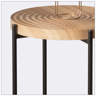 17 Stories Veatriki Modern Round Coffee Table, Thread Design Coffee ...