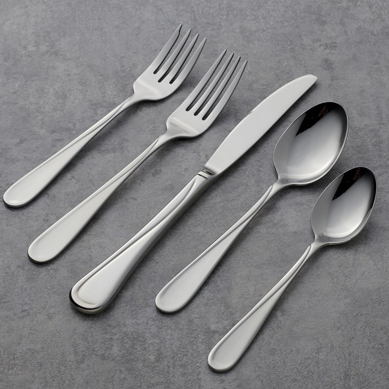 Oneida Flight 45 Piece Everyday Flatware Set, Service For 8 & Reviews ...