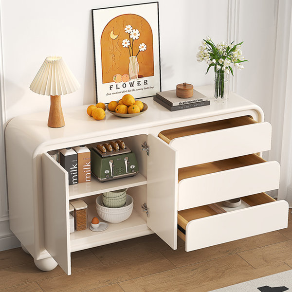 Dream cabinet Cream Solid Wood Simple Locker Against The Wall 39.37 ...