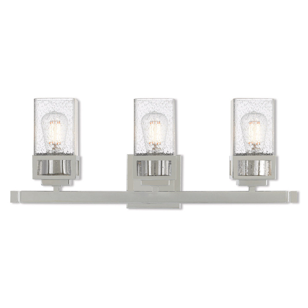 Hokku Designs Harding Lighting Lights Transitional Bath Vanity 3-light ...