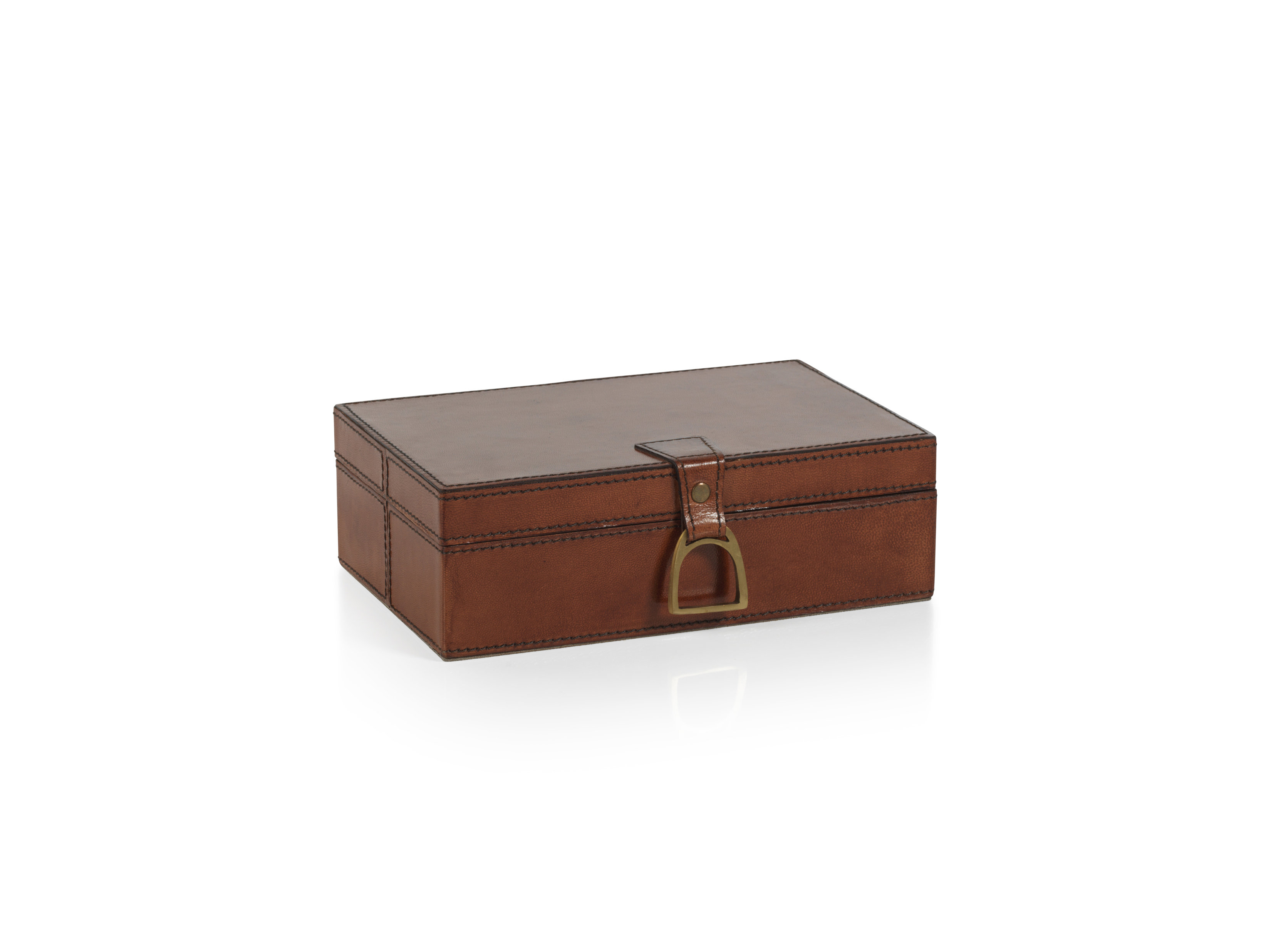 Williston Forge Harjivan Leather Decorative Box | Wayfair