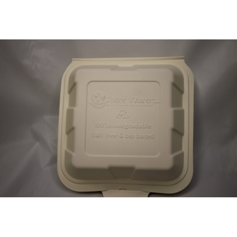Earth-To-Go PotatoWare™ 1-Compartment Clamshell | Wayfair