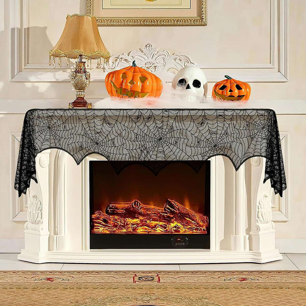The Holiday Aisle® Helo Polyester Mantel Scarf | Wayfair