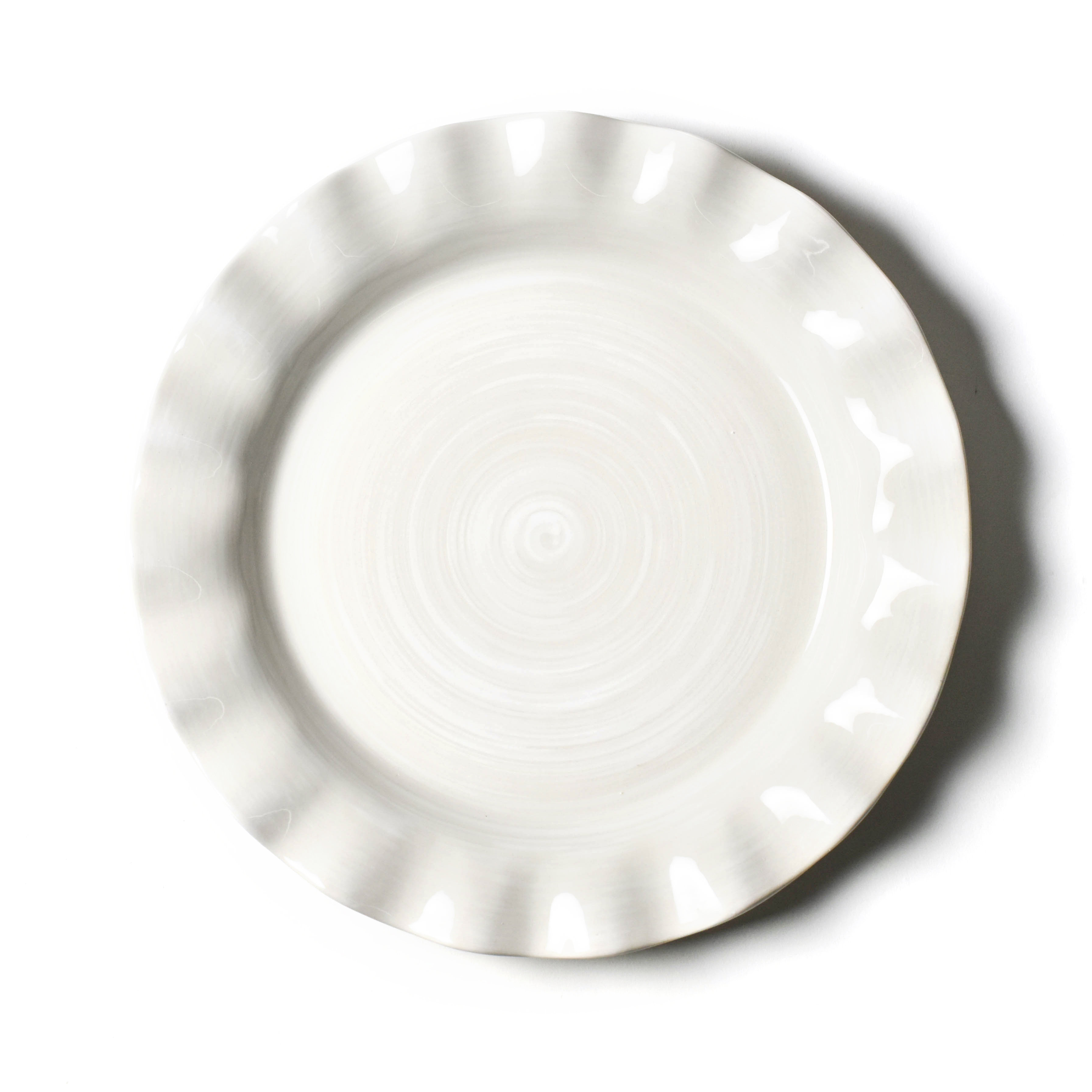 Coton Colors by Laura Johnson Signature Ruffle Dinner Plate | Wayfair