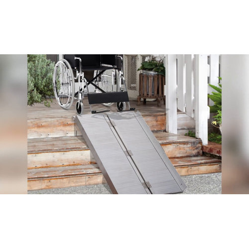 HomCom Metal Foldable Portable Ramp & Reviews | Wayfair
