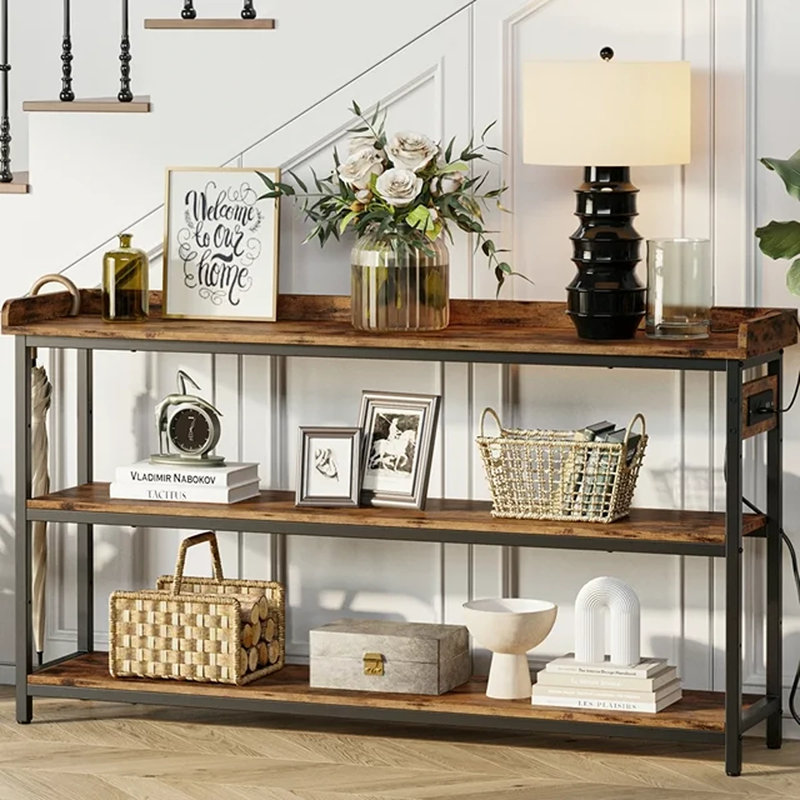 17 Stories Console Table with Power Outlets & Reviews | Wayfair