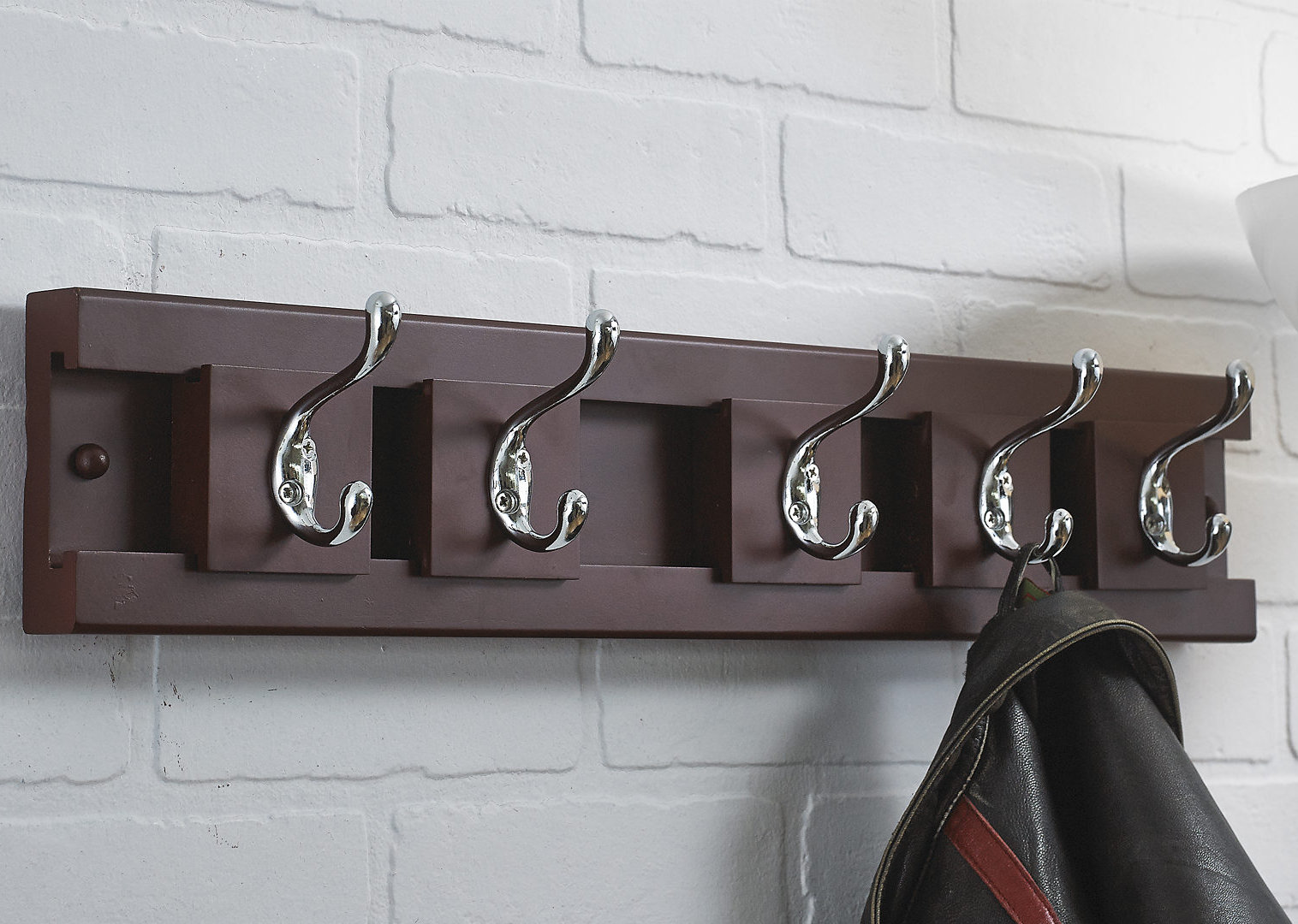 Richelieu 5 - Hook Wall Mounted Coat Rack | Wayfair
