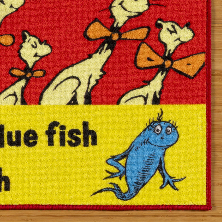 Kid's Company Licensed Dr. Seuss One Fish Counting Multi-Colored Youth ...