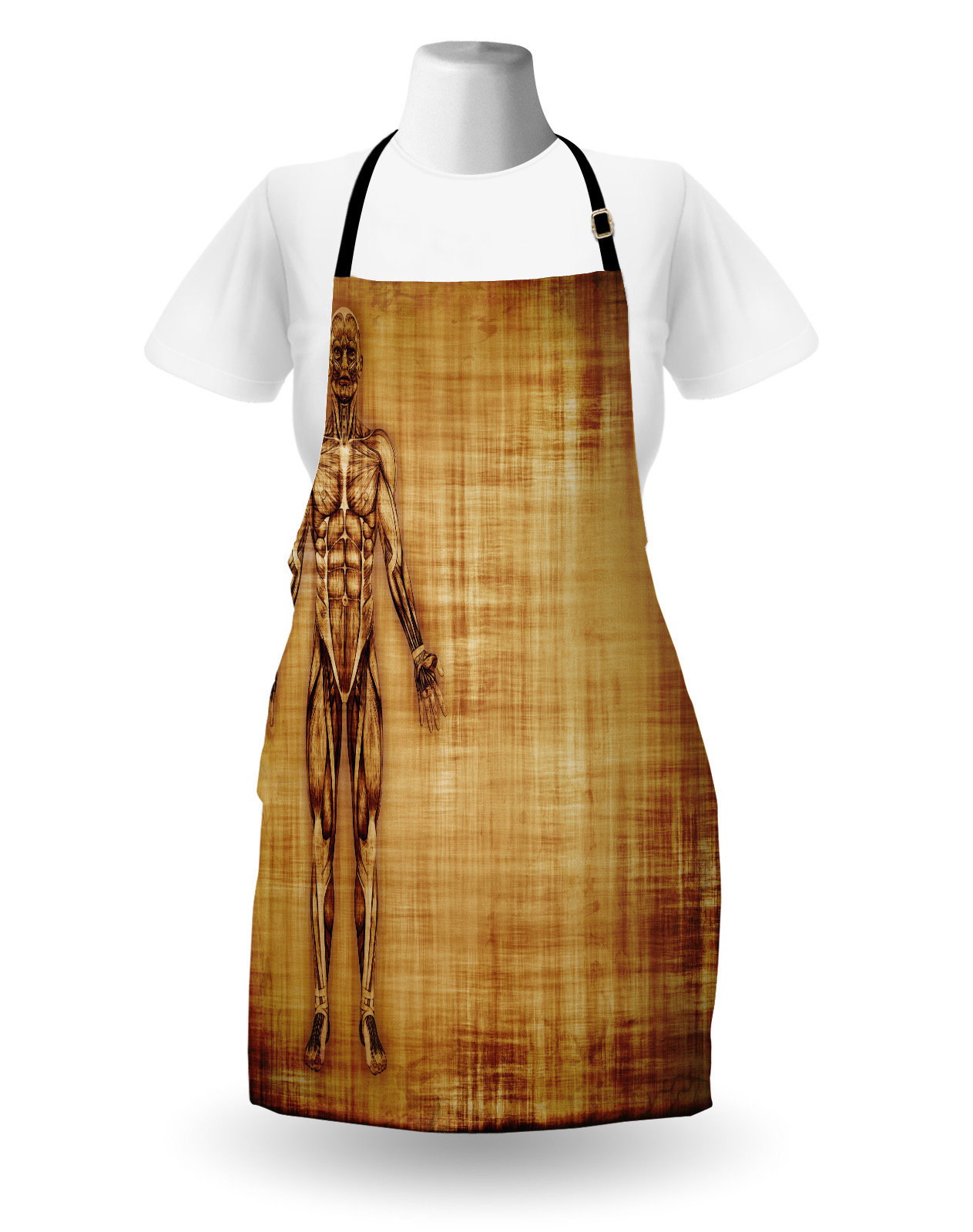 East Urban Home Anatomy Apron Unisex, Human Body Style, Adult Size ...