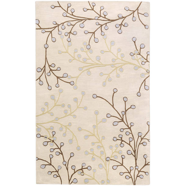 Langley Street Elsberry Wool Floral Rug & Reviews | Wayfair