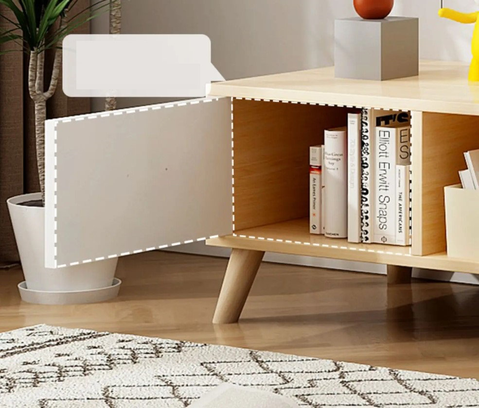 Corrigan Studio® Luxury Living Room TV Stands Mobile Console Table ...