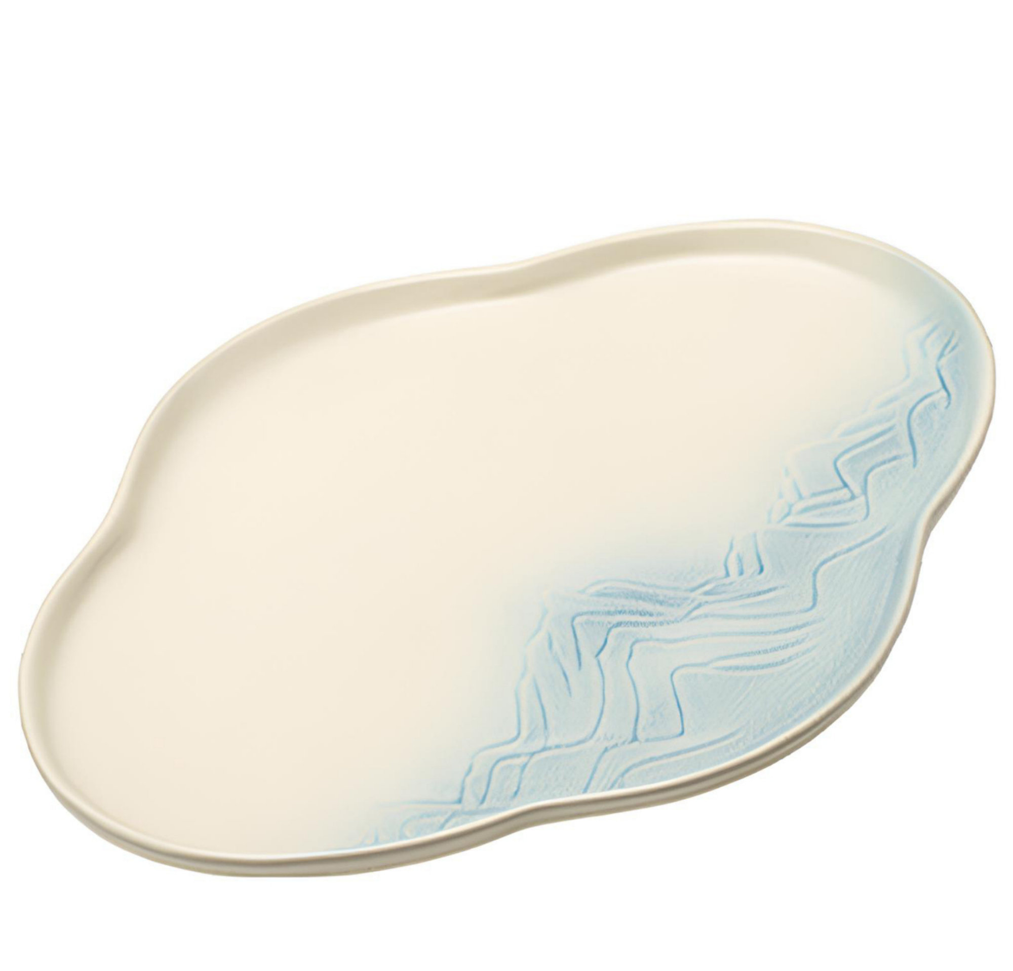 Loon Peak® Qianli Jiangshan Ceramic Tea Tray | Kung Fu Tea Set Tray ...