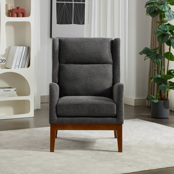 George Oliver Mid-Century Modern Accent Chair,Upholstered Armchair With ...