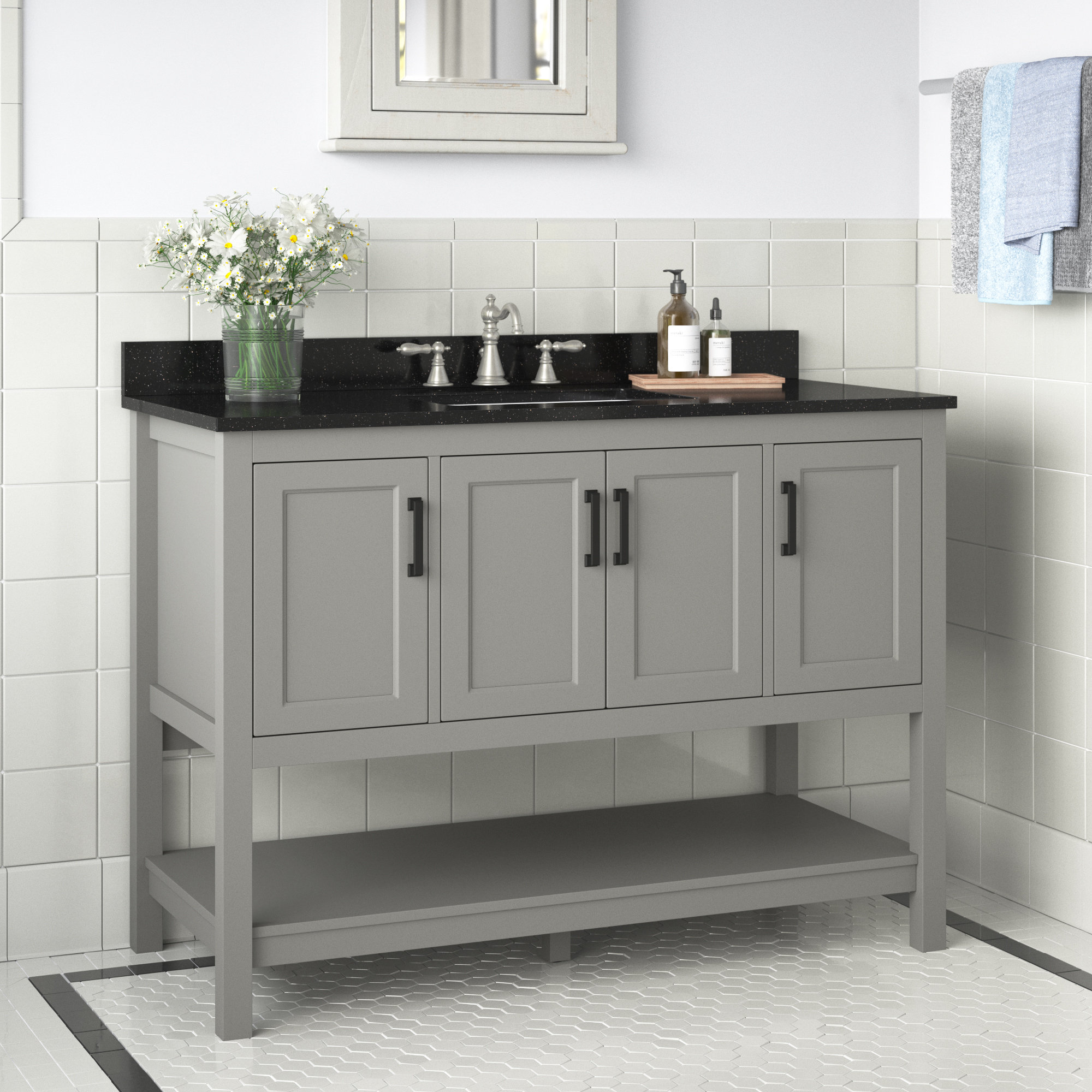 Craft + Main Ensemble de meuble-lavabo simple 49 po Hollis - Wayfair Canada