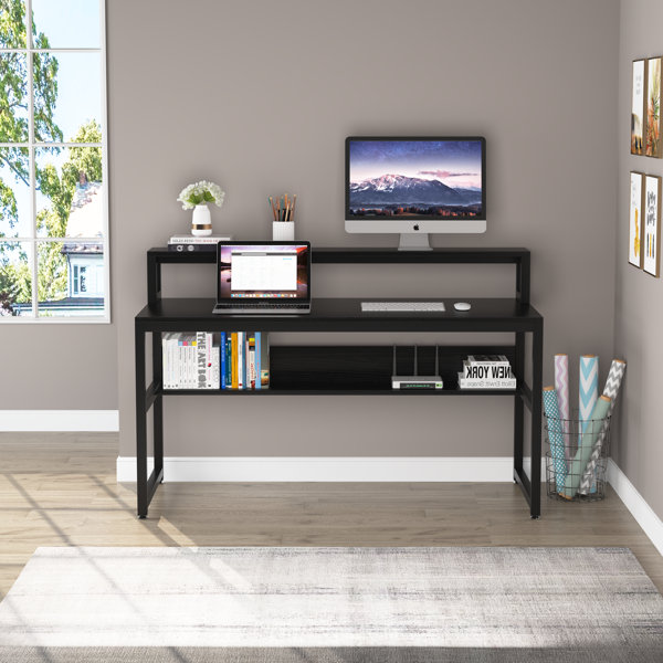 17 Stories Parkhurst Metal Base Computer Desk & Reviews - Wayfair Canada