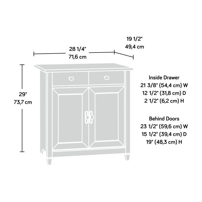 Winston Porter Cardarius 2 Door Accent Cabinet & Reviews | Wayfair